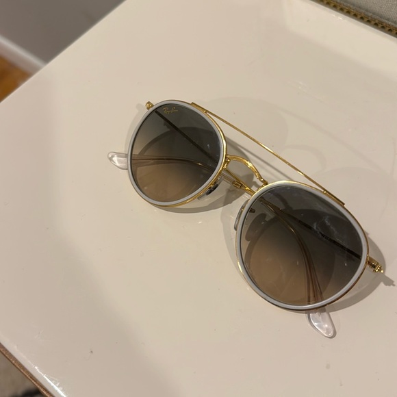 Ray-Ban | Accessories | Authentic White Rim Ray Bans | Poshmark